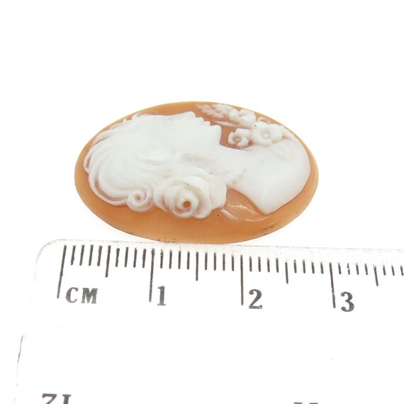 Antique Victorian Real Carved Mother-of-Pearl Floral … - Gem