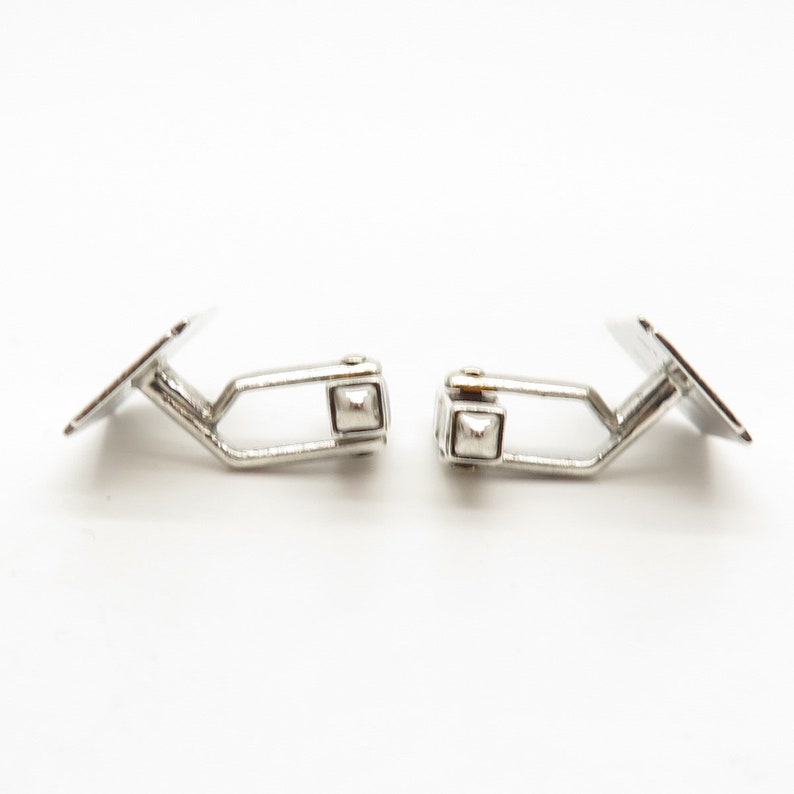 925 Sterling Silver Vintage Swank Textured Cufflinks - Etsy