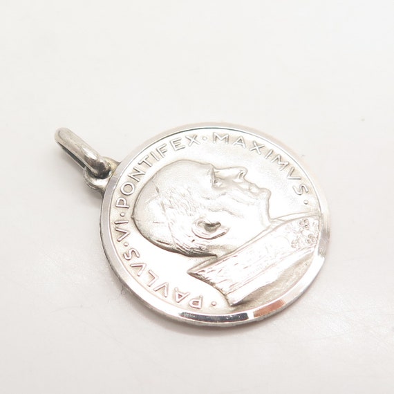 800 Silver Vintage Roma Pope Paulus VI Pontifex Max. … - Gem