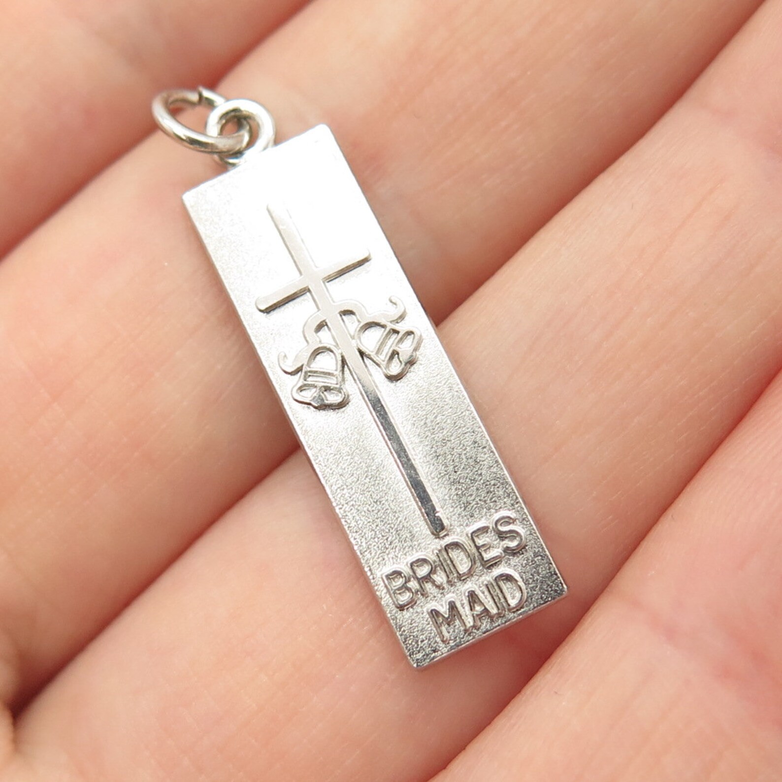 925 Sterling Silver Vintage Antaya "bridesmaid" Cross Pendant - Etsy