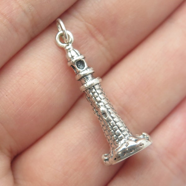 Lighthouse Charm - Etsy