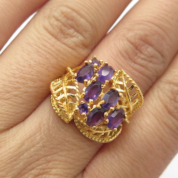 925 gold plated amethyst - Gem