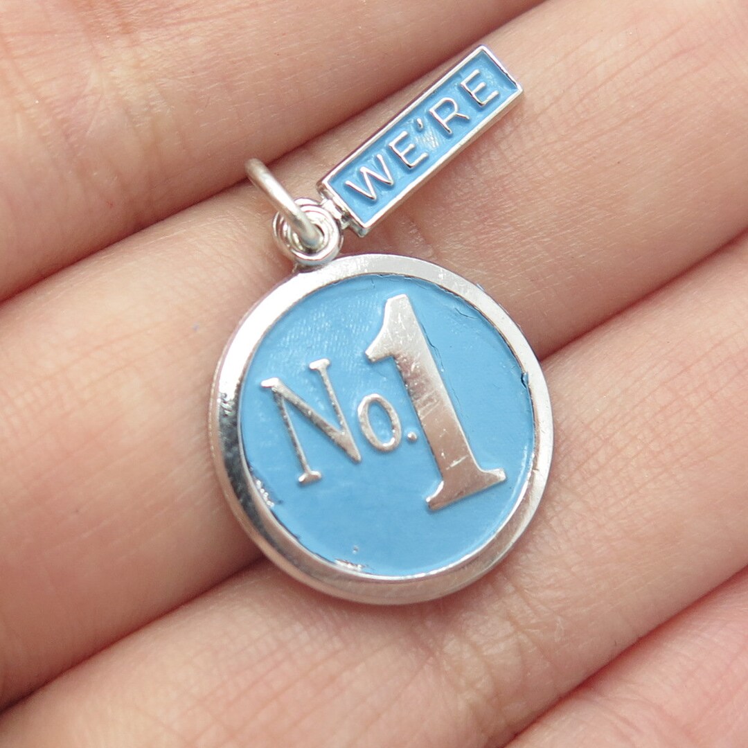 GRIFFITH and SONS Sterling Silver Vintage Enamel We're - Etsy