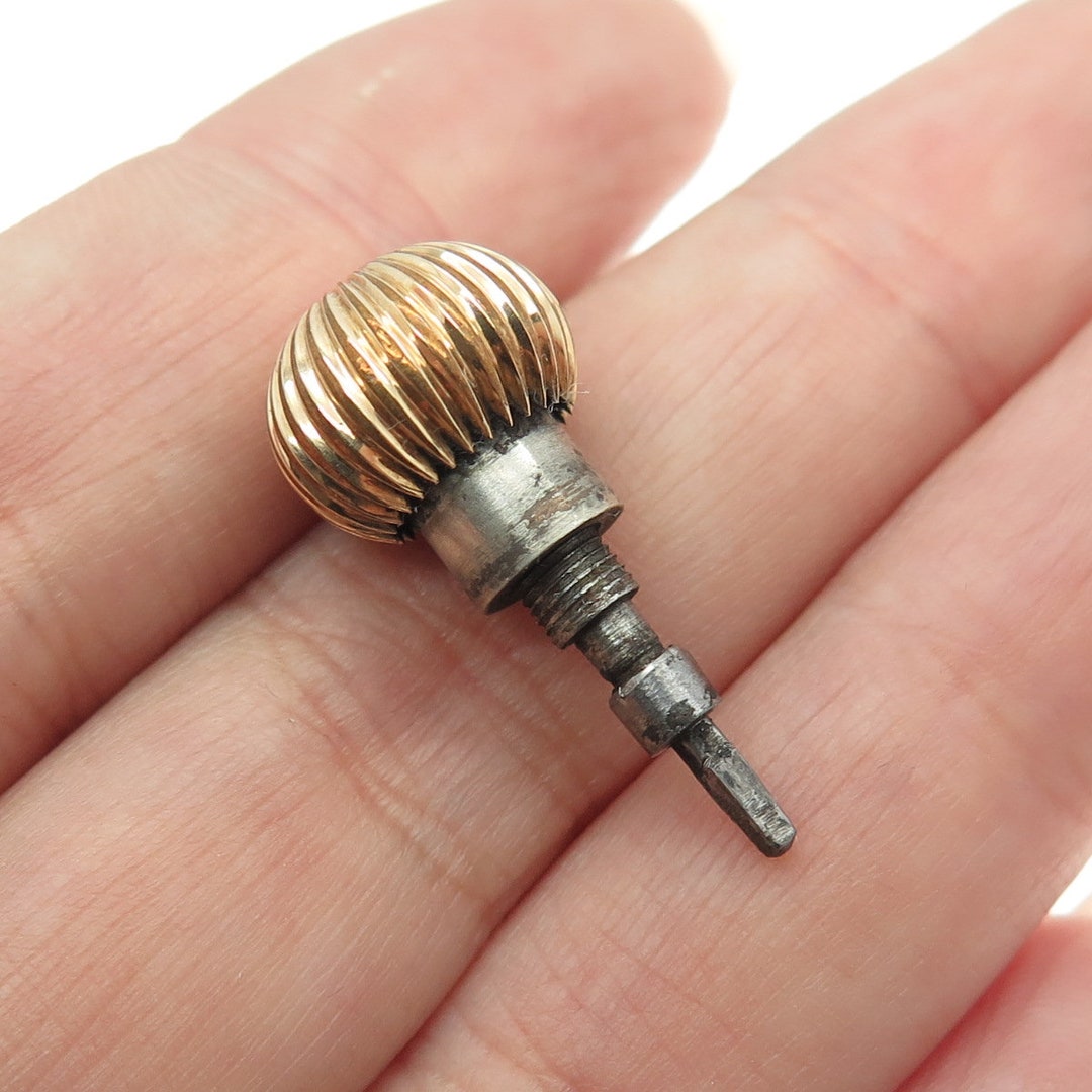 Antique Gold Filled Pocket Watch Stem Crown - Etsy