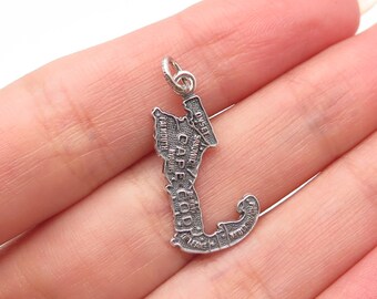 Cape Cod Map Necklace - Etsy