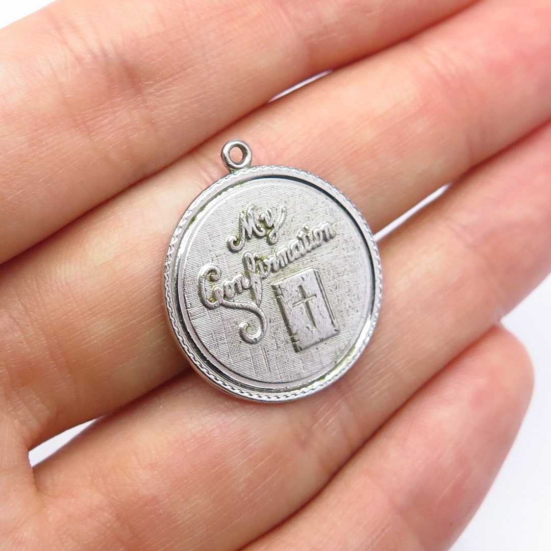 925 Sterling Vintage Griffith and Sons "my Confirmation" Religious ...