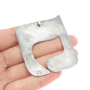 925 Sterling Silver Vintage EK Designs Modernist Pendant - Etsy