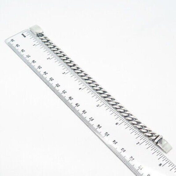 Sterling Silver Vintage Mexico Handmade Cubian Curb L… - Gem