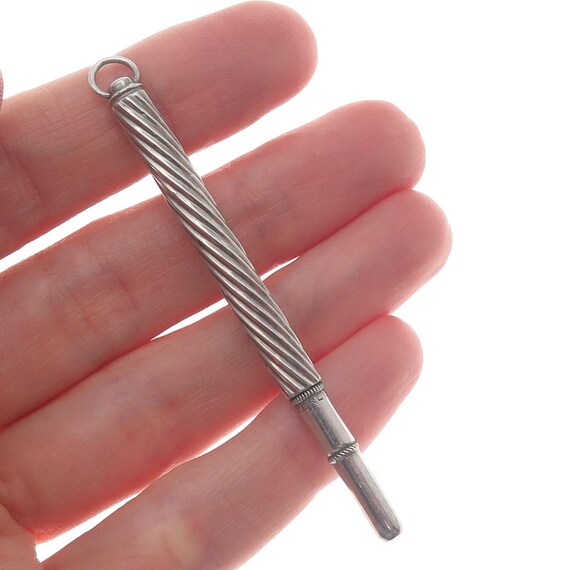 925 Sterling Silver Antique Art Deco Twisted Mechanic… - Gem