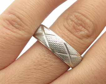 925 Sterling Silver Vintage Textured 925 Sterling Silver Vintage Textured