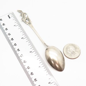 925 Sterling Silver Antique Lizard / Crocodile Design Souvenir Spoon - Etsy