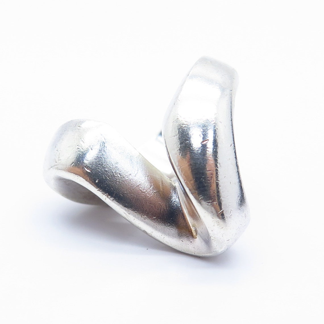 925 Sterling Silver Vintage Wavy Ring Size 6 1/4 - Etsy