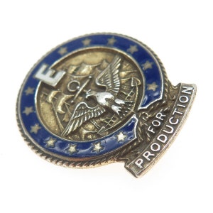 925 Sterling Silver Vintage Enamel WWII US Navy Award Pin Brooch - Etsy