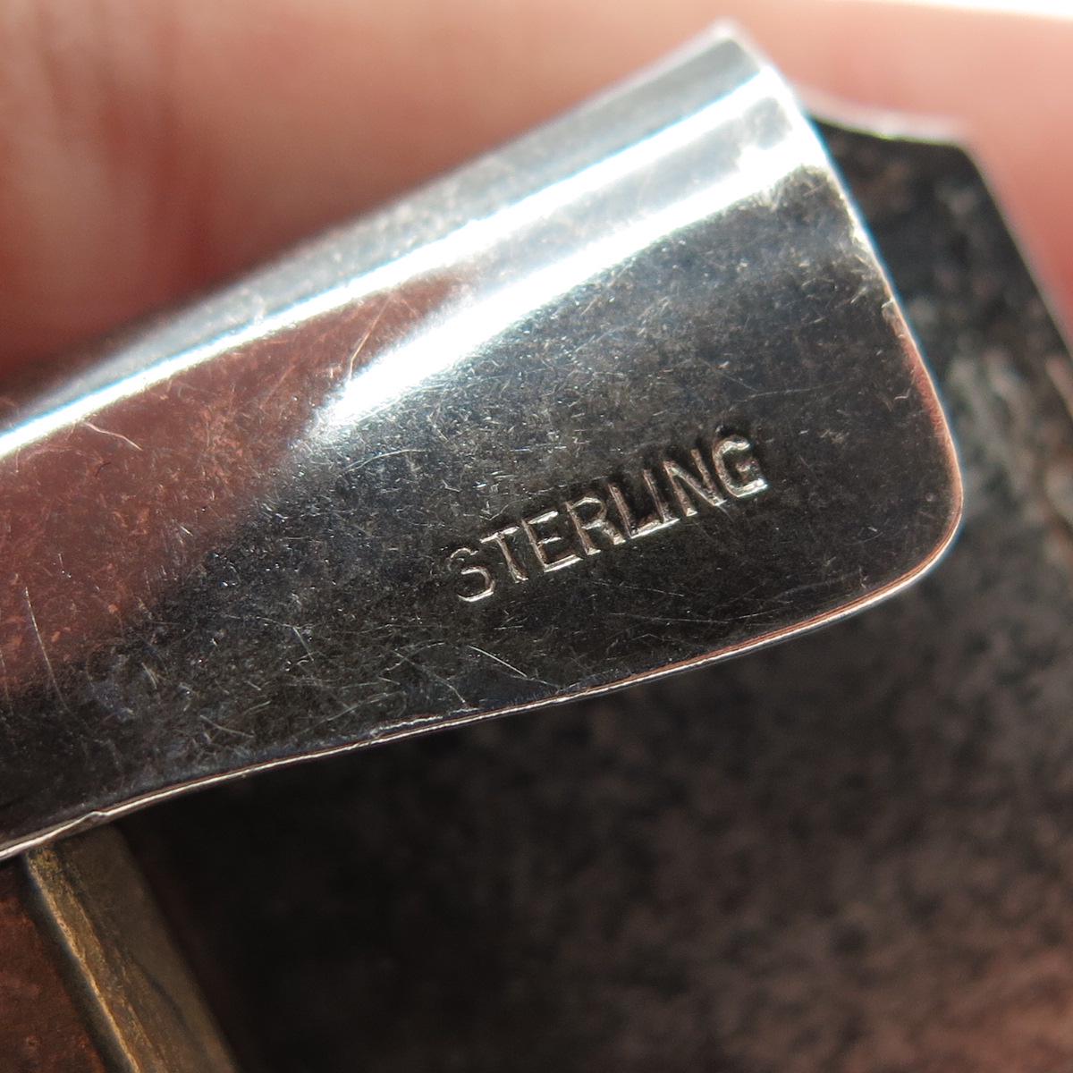 DUNN BROS 925 Sterling Silver Antique Art Deco Letter M Monogram Belt ...