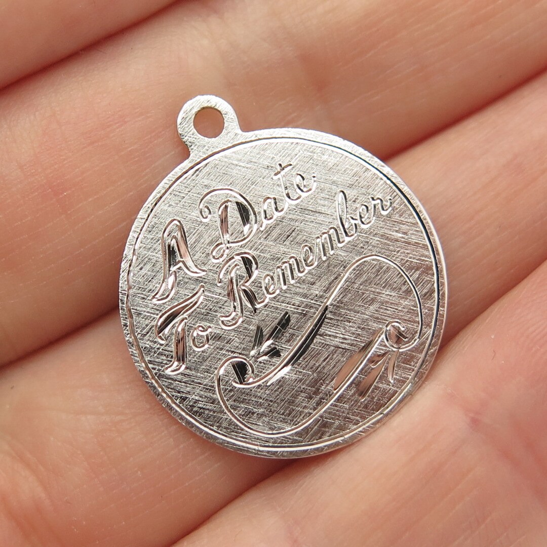 925 Sterling Silver Vintage Griffith and Sons Co "a Date to Remember ...
