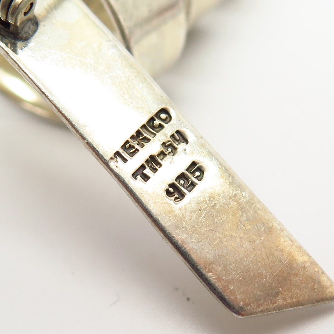 925 Sterling Silver Vintage Mexico Spiral Design Pin Brooch - Etsy