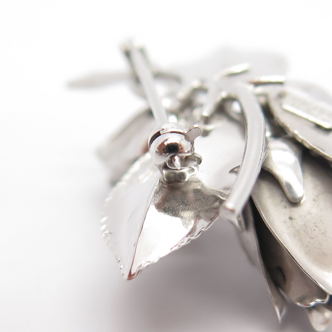 925 Sterling Silver Vintage Harry S. Bick Floral Pin Brooch | Etsy