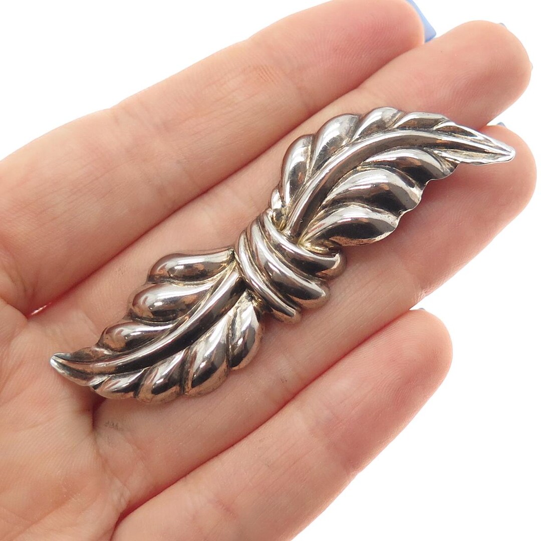 BOND BOYD 925 Sterling Silver Gold Plated Vintage Floral Pin Brooch - Etsy