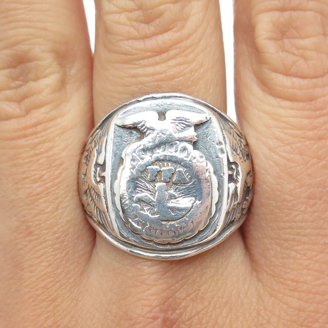 BALFOUR Sterling Silver Antique 1940s FFA Future Farmers of America ...
