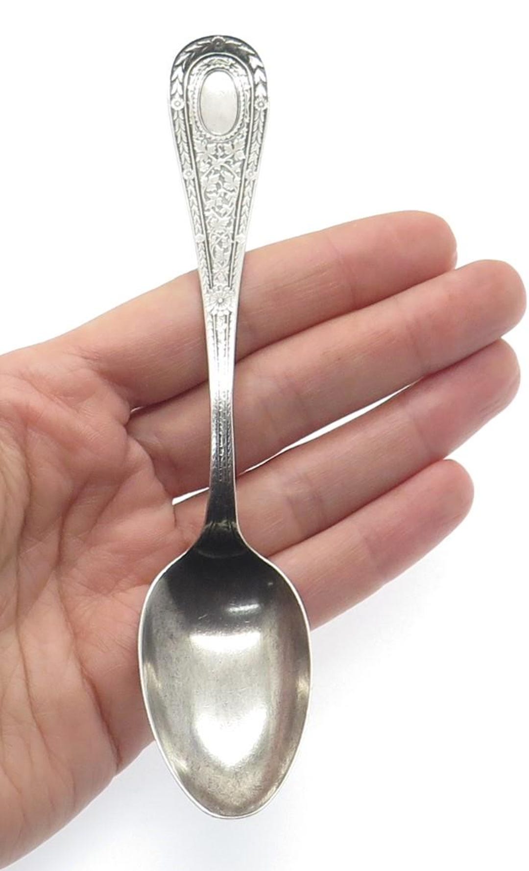 WHITING MFG CO. 925 Sterling Silver Antique Victorian 1890 Laureate ...