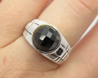 Melanite Ring | Etsy