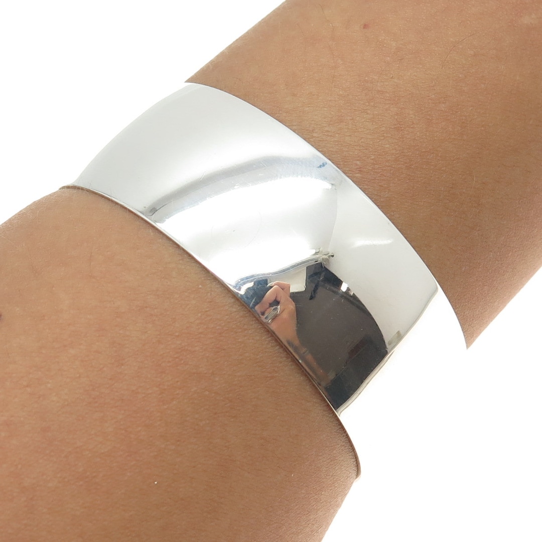 CHARLES THOMAE Sterling Silver Antique Art Deco Adjustable Cuff ...