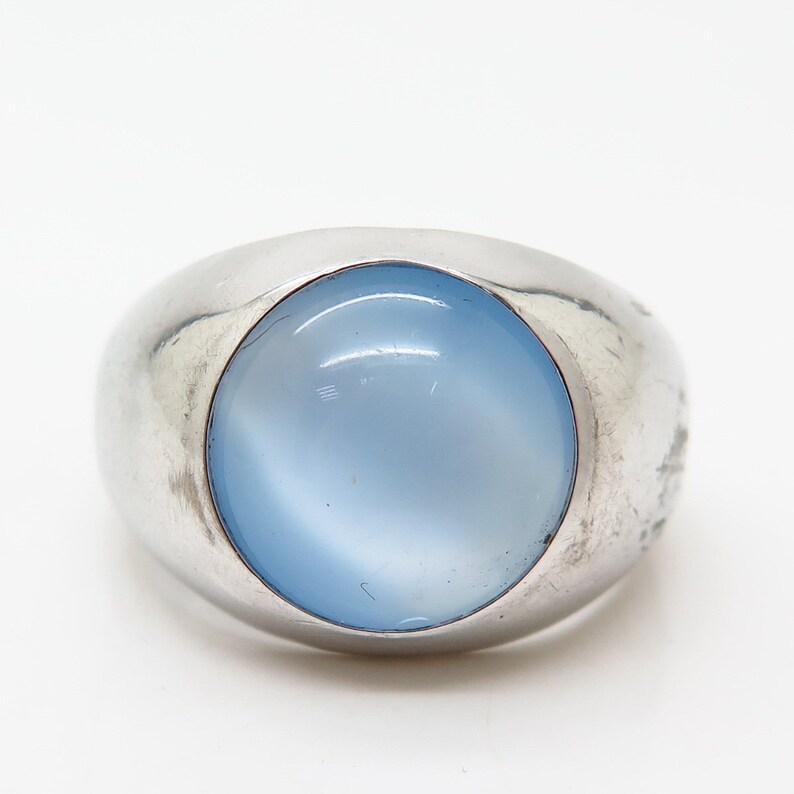 925 Sterling Silver Vintage Vargas Tiger Eye Imitation Ring - Etsy