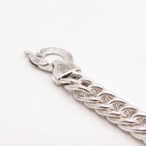 925 Sterling Silver Vintage Italy Cable Link Bracelet - Etsy