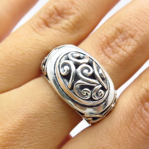 Brighton Ecstatic Heart Ring Women Retired Design Rare Find Brighton ...