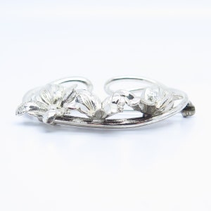 925 Sterling Silver Vintage Forstner Floral Design Pin Brooch - Etsy