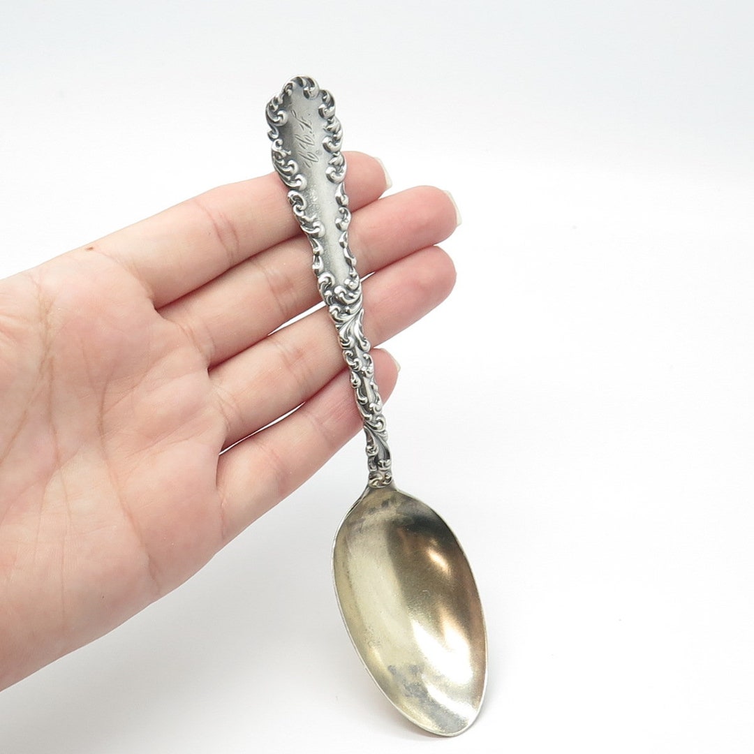 925 Sterling Silver Antique 1892 R. Wallace and Sons Mfg. Co Ornate ...