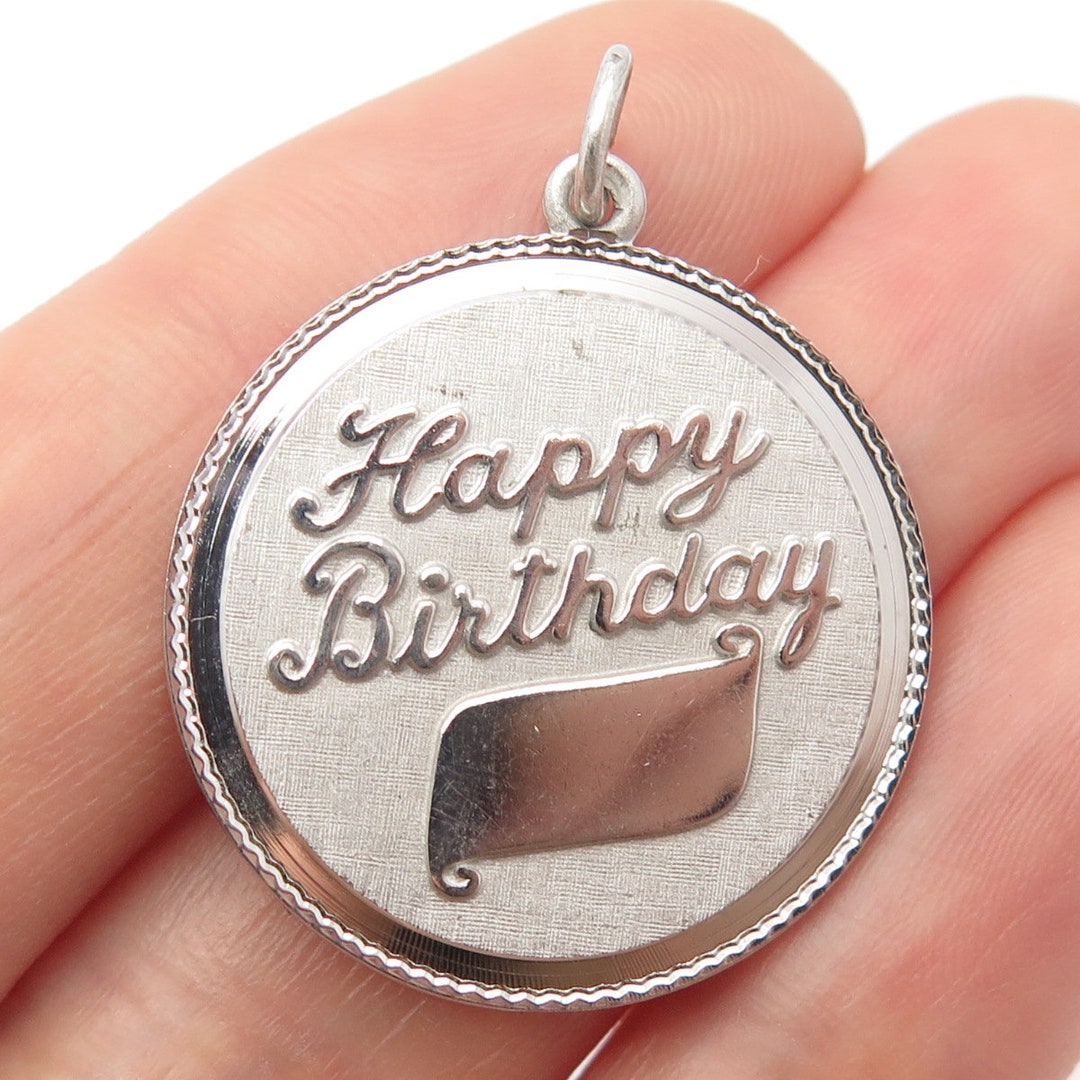 925 Sterling Silver Vintage Griffith and Sons Co "happy Birthday ...
