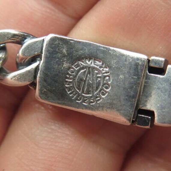 Sterling Silver Vintage Mexico Handmade Cubian Curb L… - Gem
