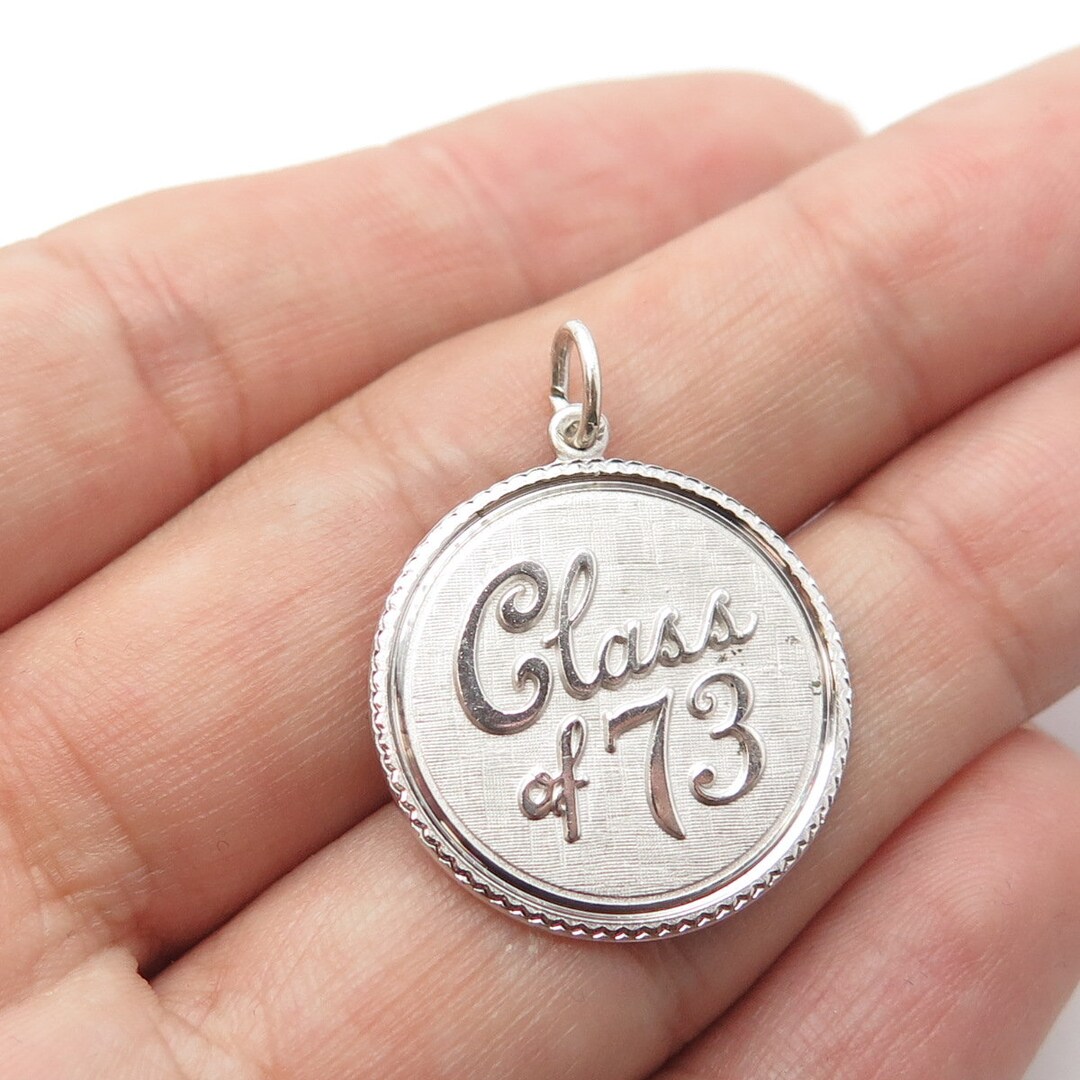 925 Sterling Silver Vintage Griffith and Sons Co "class of 73" Charm ...