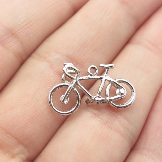 sterling silver bicycle - Gem