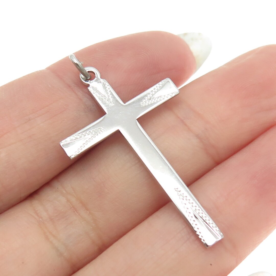 ANTAYA 925 Sterling Silver Vintage Cross Religious Charm Pendant - Etsy