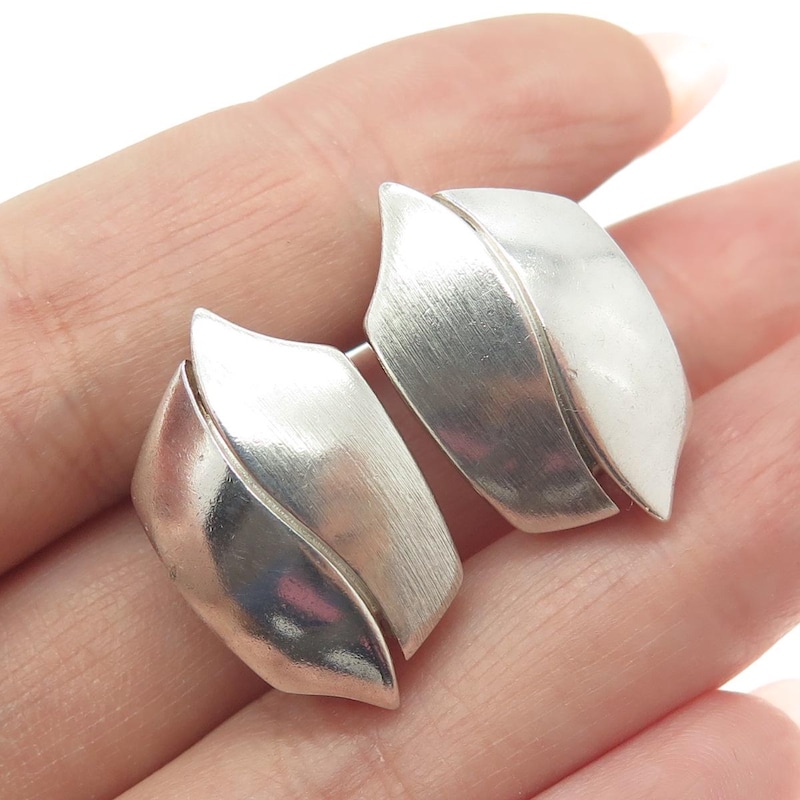 Omega Back Earrings - Etsy