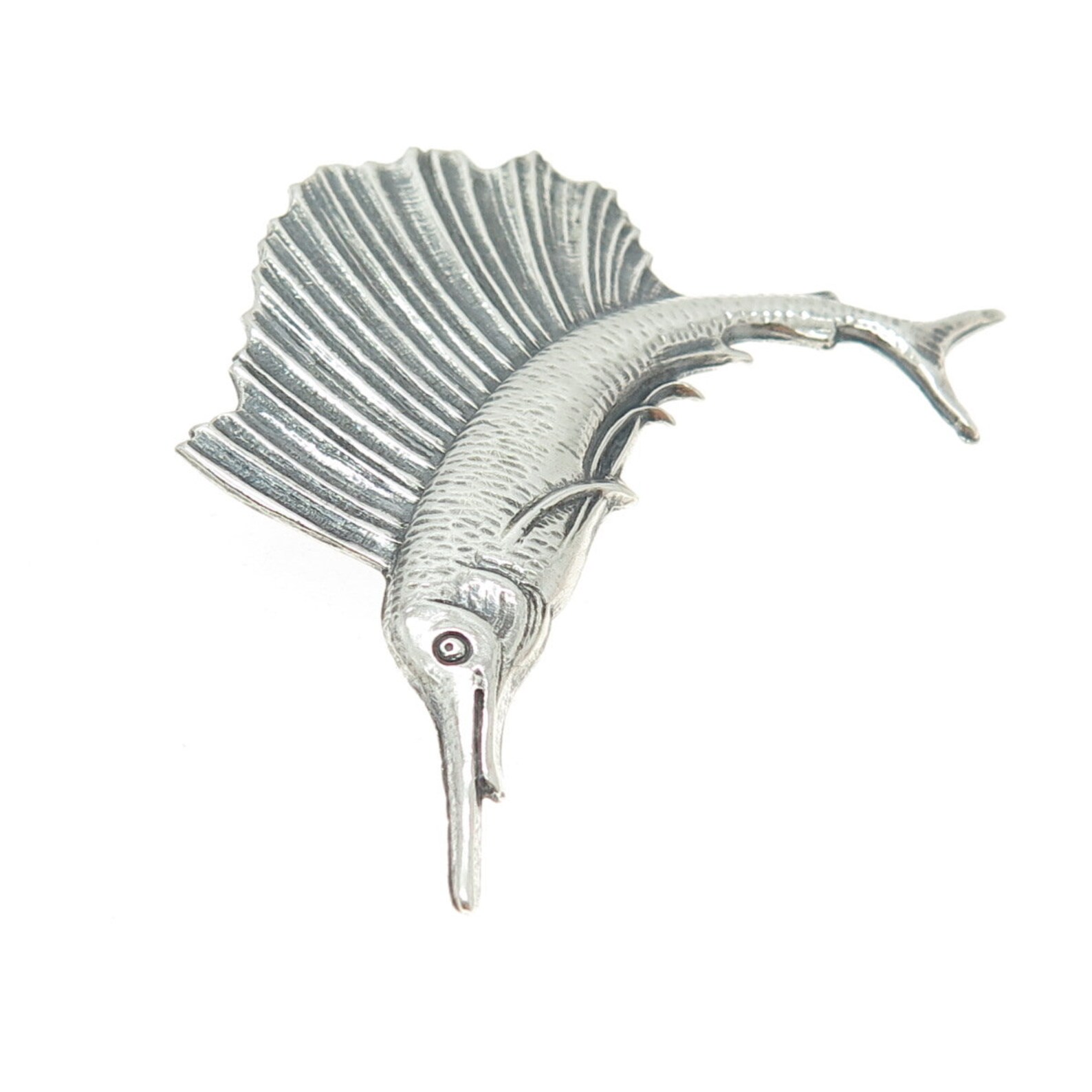 925 Sterling Silver Antique Art Deco Swordfish Pin Brooch - Etsy