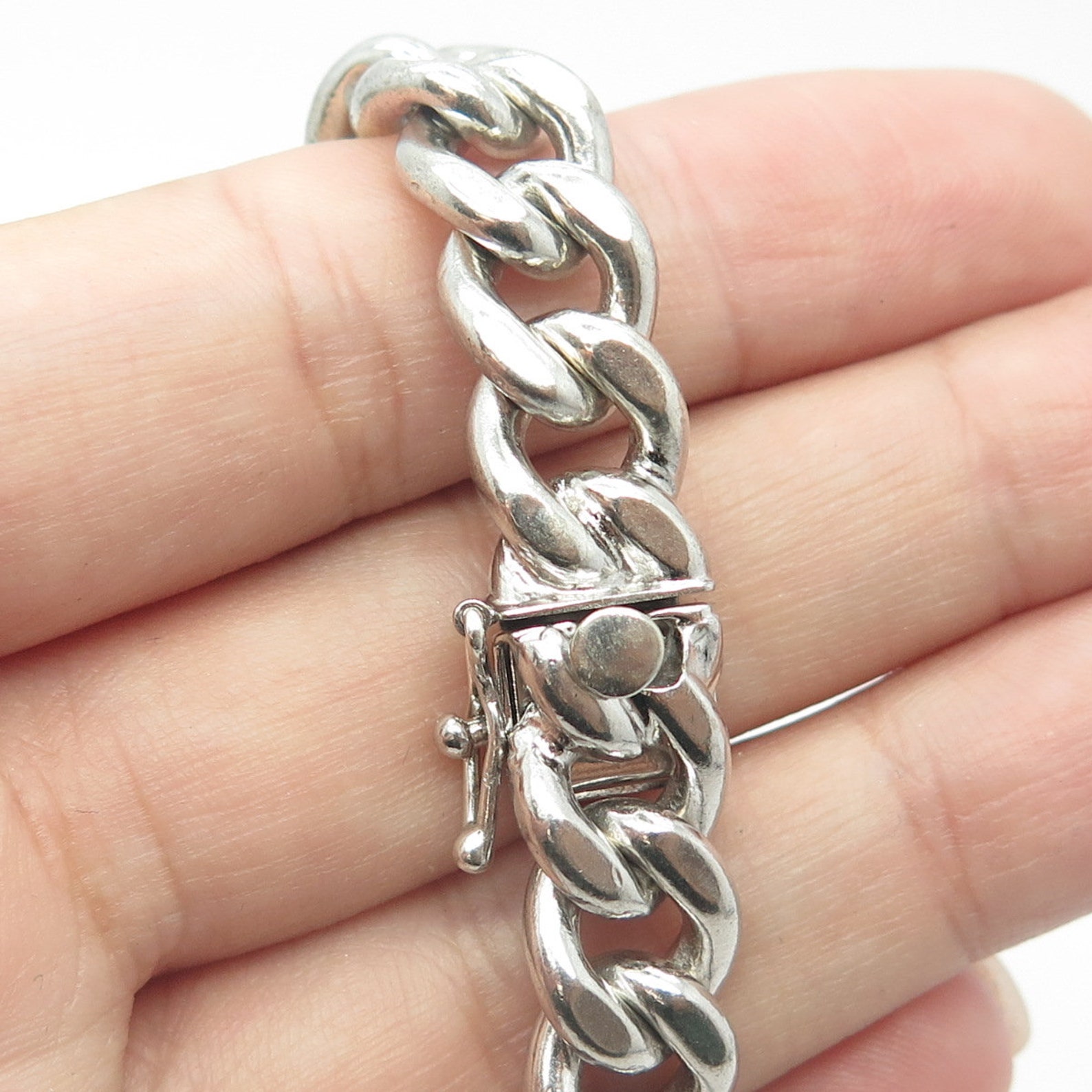 FORSTNER Sterling Silver Vintage Engraved "richard" Solid 61.3g ID ...