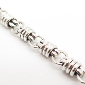 925 Sterling Silver Vintage Mexico Fancy Link Bracelet 6 1/4 - Etsy