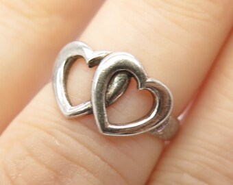 Open Heart Ring - Etsy