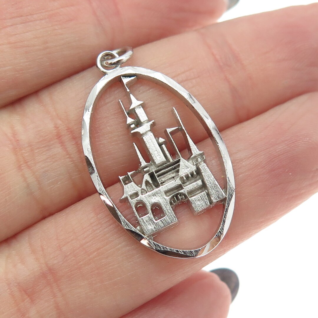 WALT DISNEY 925 Sterling Silver Vintage USA Neuschwanstein Castle ...