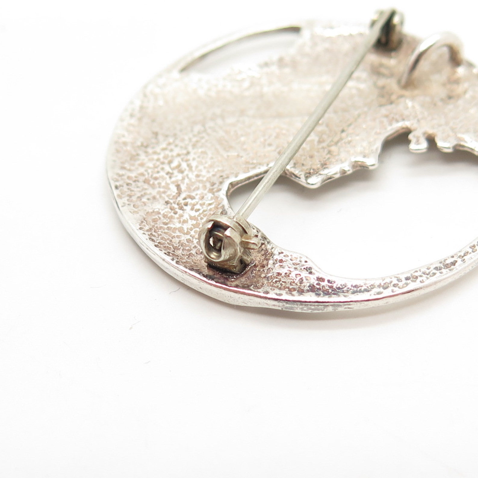 925 Sterling Silver Vintage Art-nouveau-girl Design Pin Brooch | Etsy