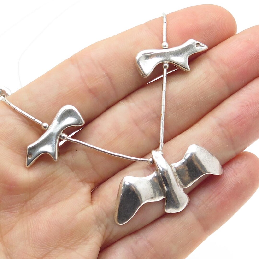 Skyway Trading Co Sterling Silver Vintage Southwestern Animal Chain ...