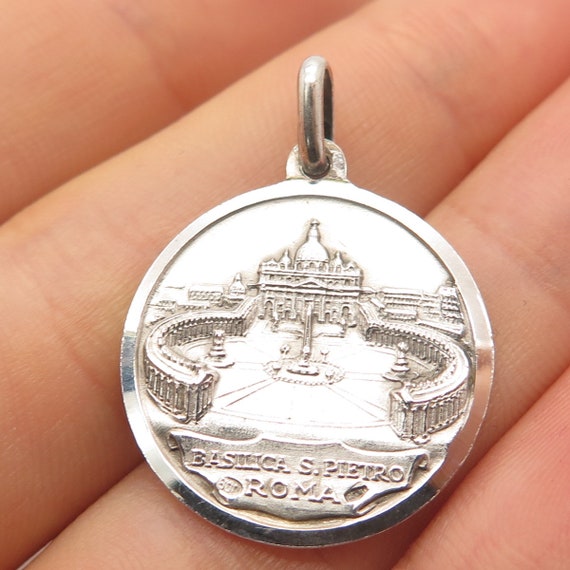 800 Silver Vintage Roma Pope Paulus VI Pontifex Max. … - Gem