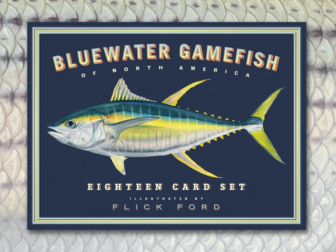 Bluewater Gamefish 18 Card Set: Blue Marlin, Sailfish, Swordfish ...