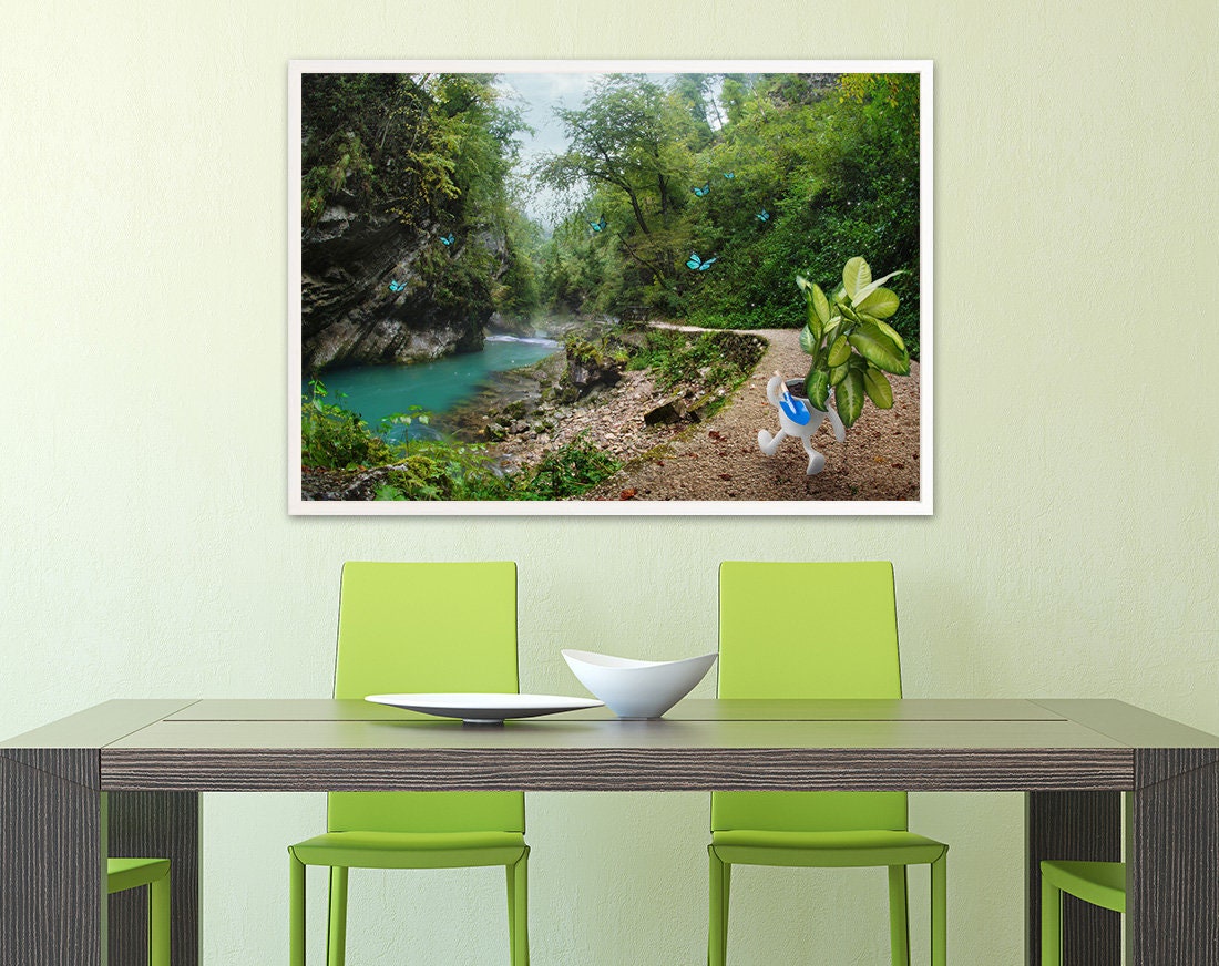 Back to Nature Photography, Cute Funny Creative Poster, Plants Journey ...