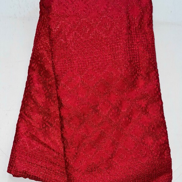 Red Kente Fabric - Etsy