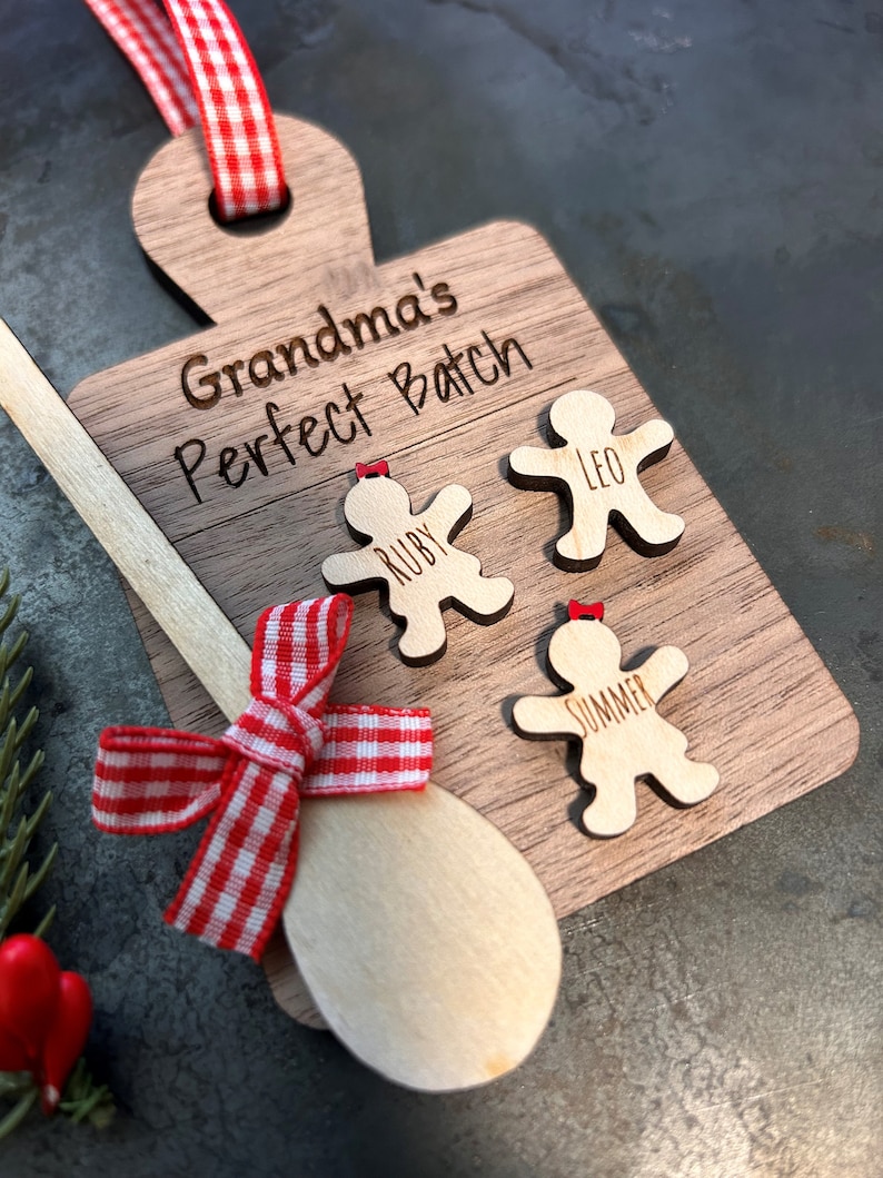 Custom Family Cookie Ornament SVG, Grandma's Good Batch (digital File ...