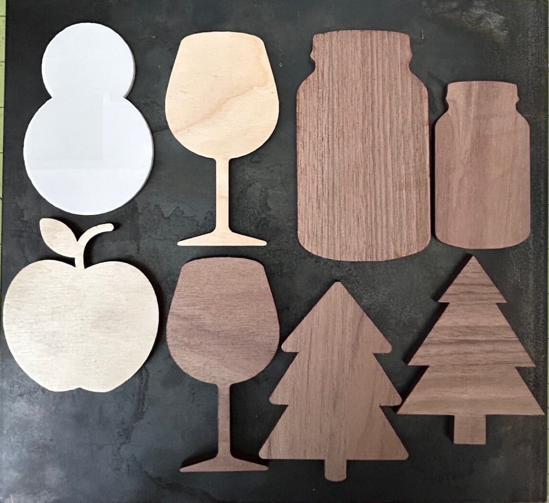 Blank Wooden Christmas Shapes, Kids Craft Projects, Laser Cut Wood ...